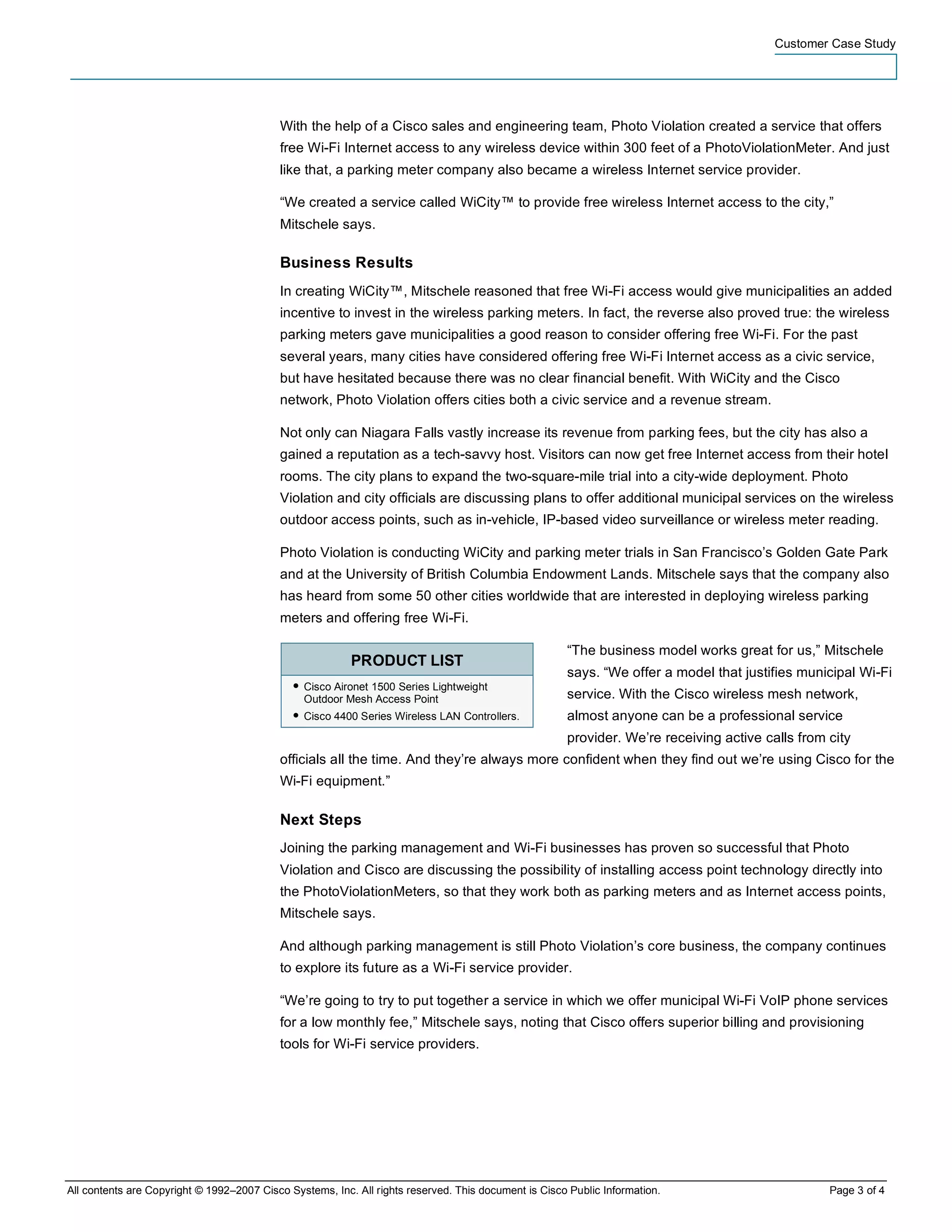 PVT Cisco Case Study | PDF