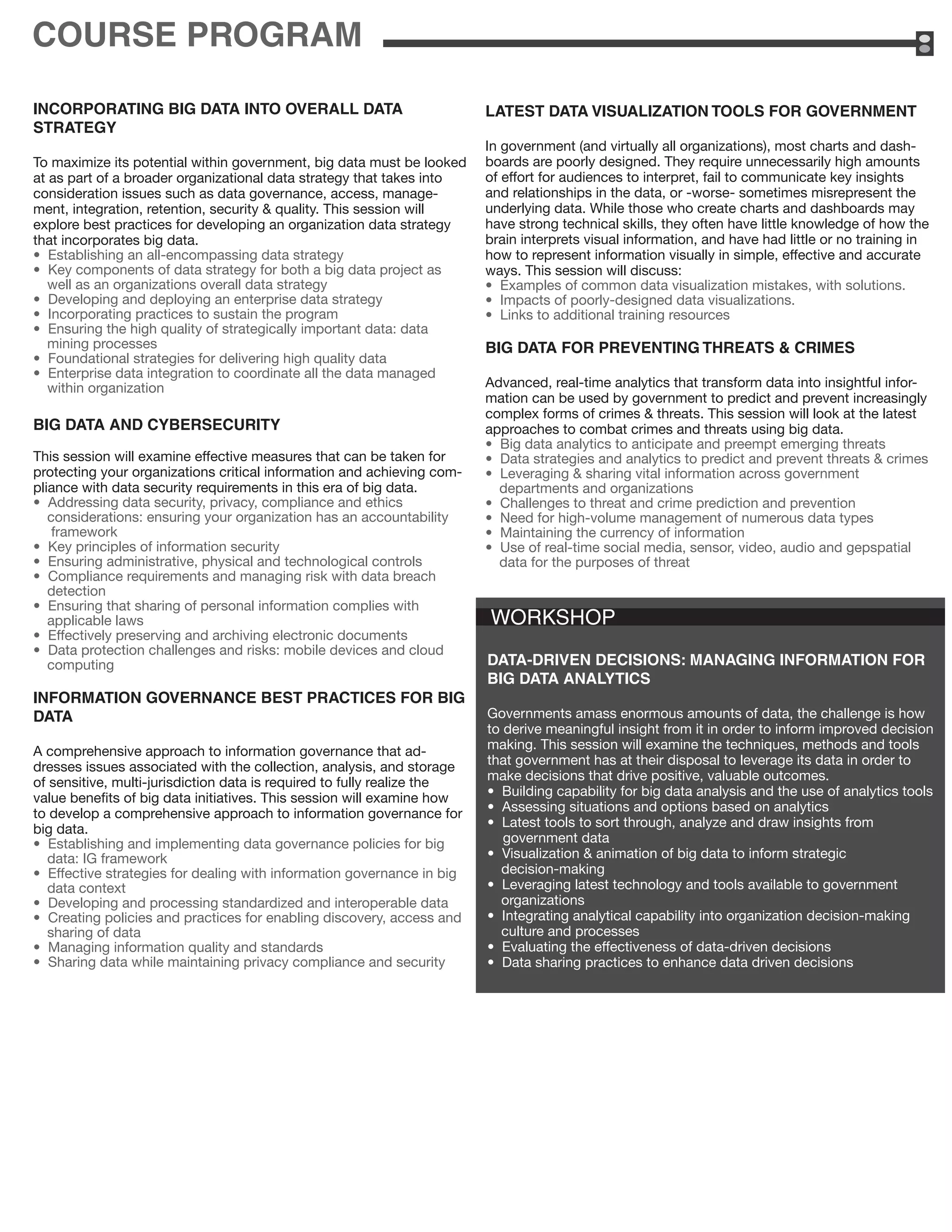 Big Data and Goverment Analytics | PDF