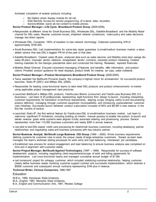 N Carson resume v04-11-16 | PDF