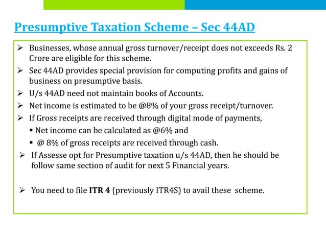 Revised 3CD of 44AB Tax Audit Check List FY 2017-18 | PPT