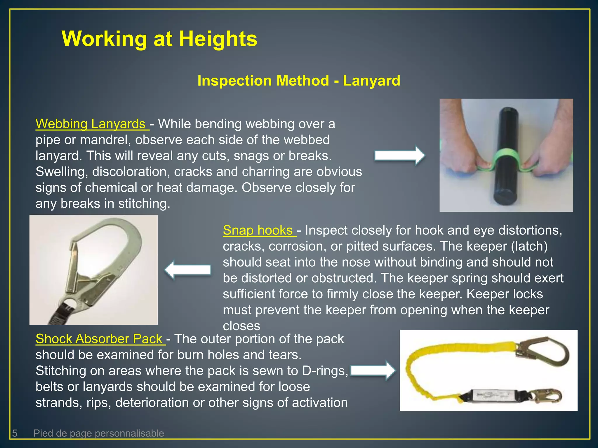 Working at Height - Safety Harness Inspection | PPSX