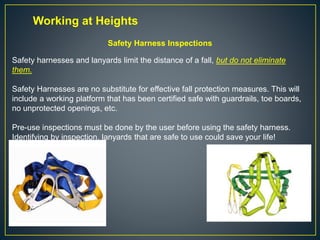 Working at Height - Safety Harness Inspection | PPSX