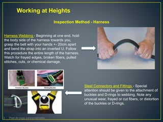 Working at Height - Safety Harness Inspection | PPSX