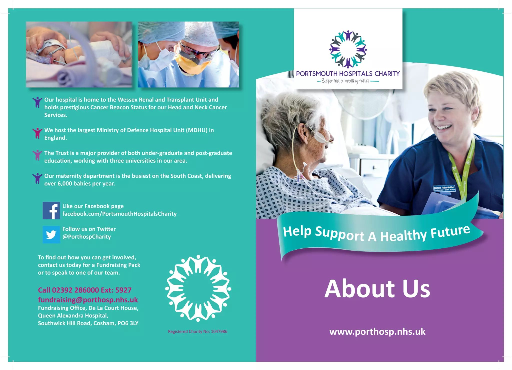 Portsmouth Hospital Charity Leaflet | PPT