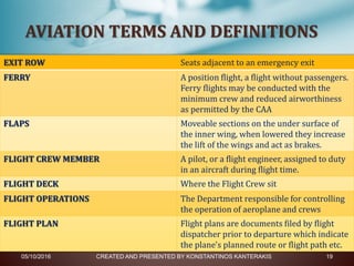 MAJOR AVIATION TERMS | PPTX