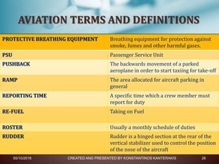 MAJOR AVIATION TERMS | PPTX