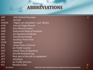 MAJOR AVIATION TERMS | PPTX