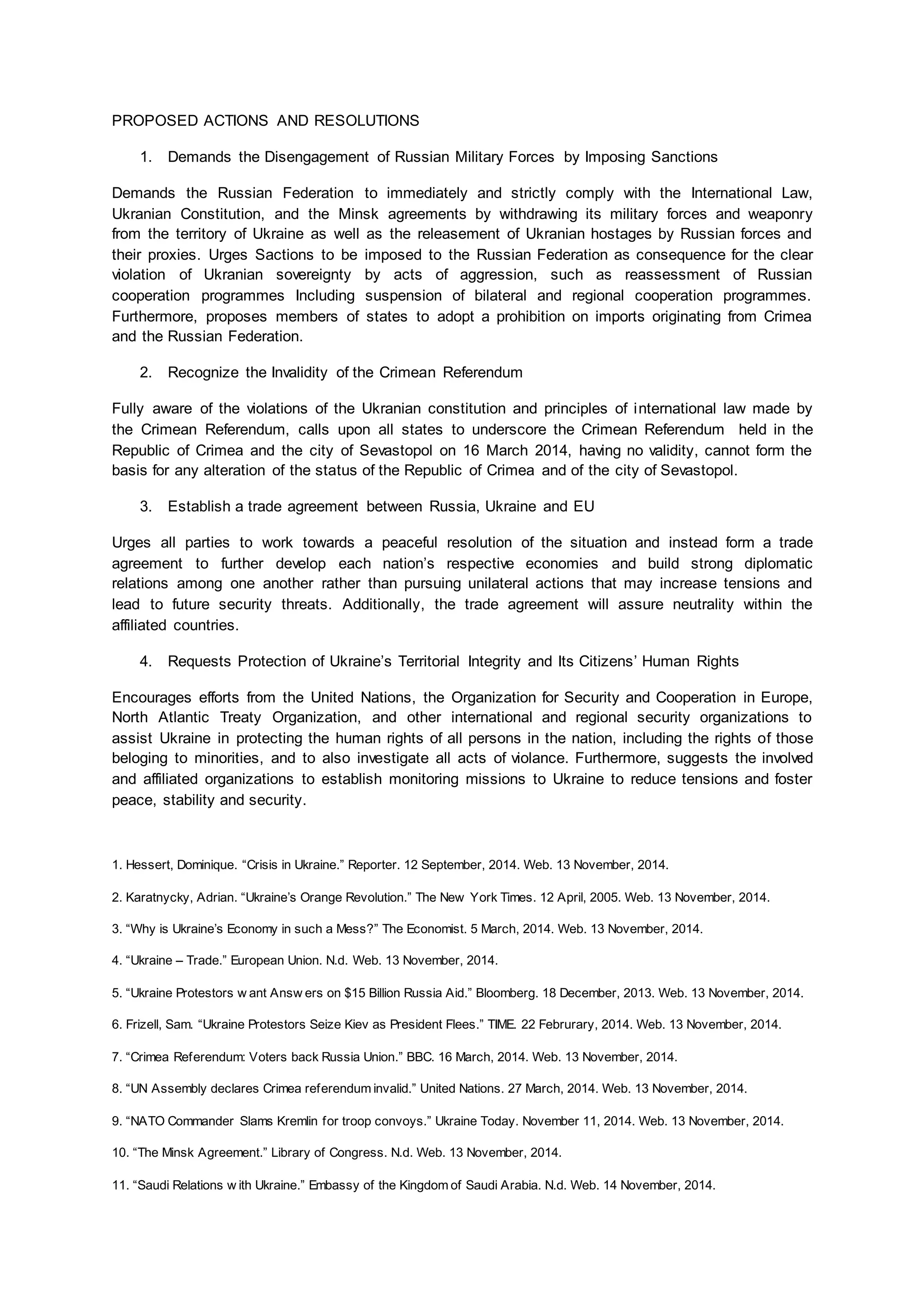 MUN Position Paper UNSC Saras | DOCX