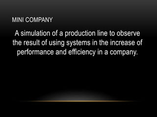 MINI COMPANY | PPTX