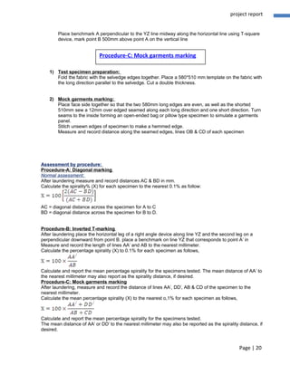 Spirality & Shrinkage | DOC