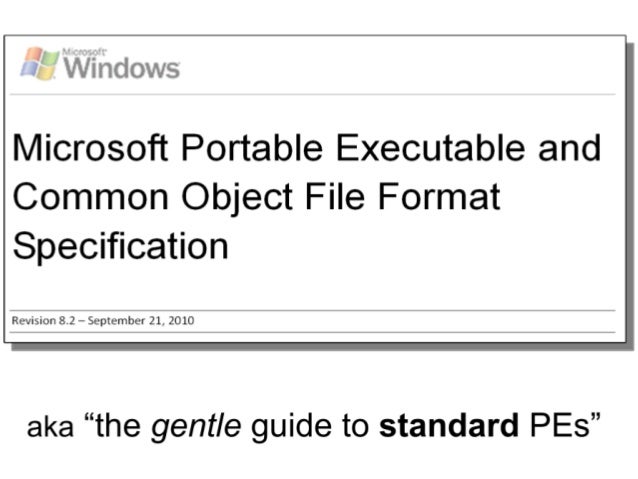 Exploring The Portable Executable Format