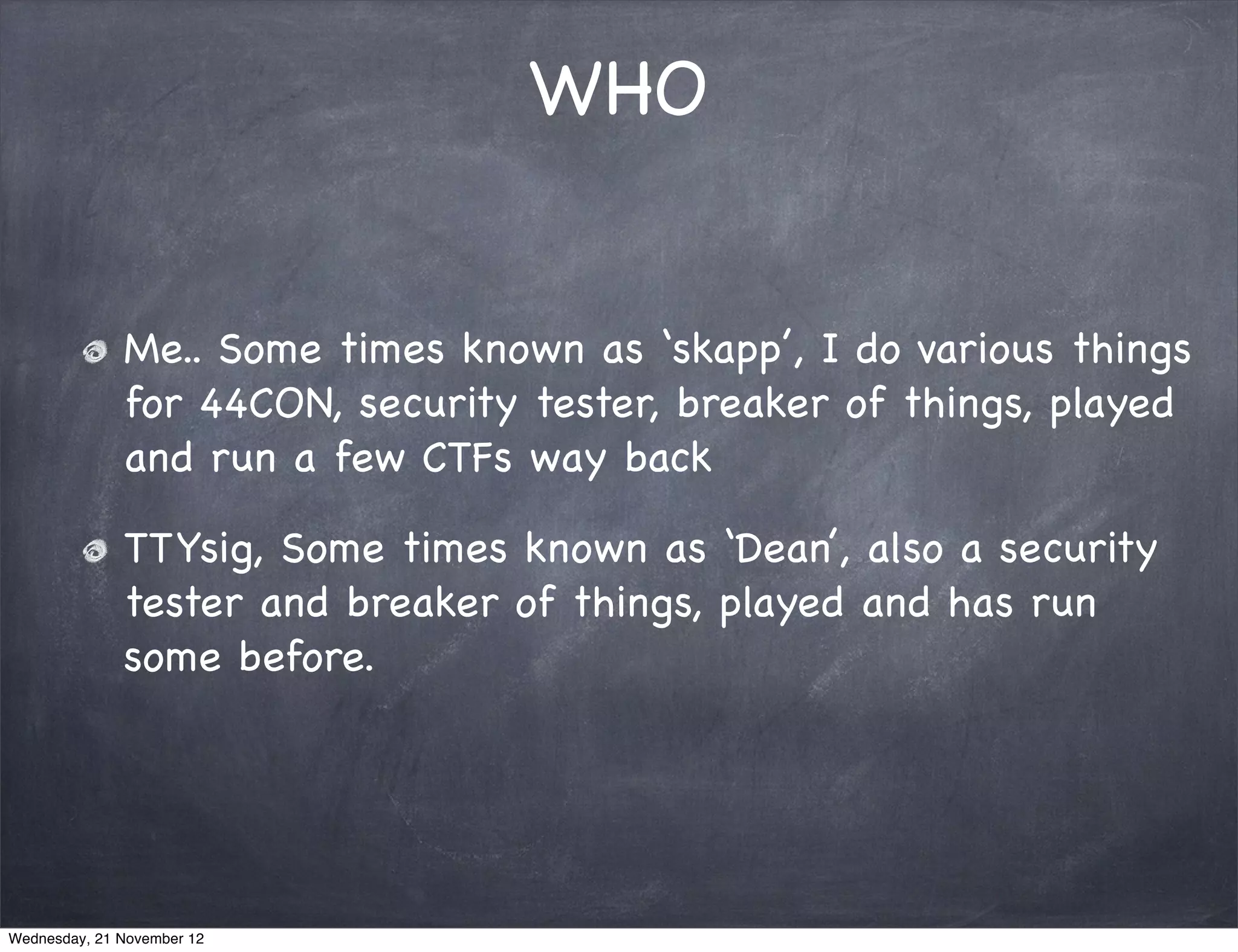 Building the 44CON CTF | PDF | Information and Network Security | Computing