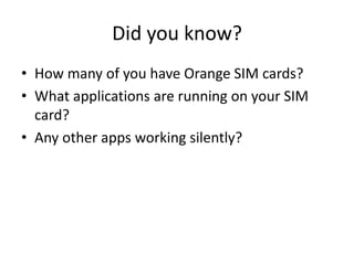 Inside .NET Smart Card Operating System | PPT