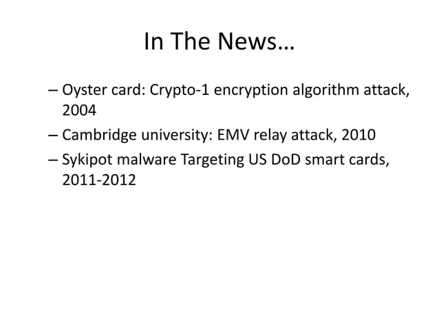 Inside .NET Smart Card Operating System | PPT