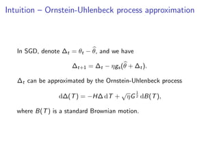Statistical Inference Using Stochastic Gradient Descent | PPT