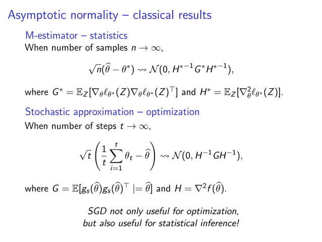 Statistical Inference Using Stochastic Gradient Descent | PPT Statistical Inference Using Stochastic Gradient Descent | PPT