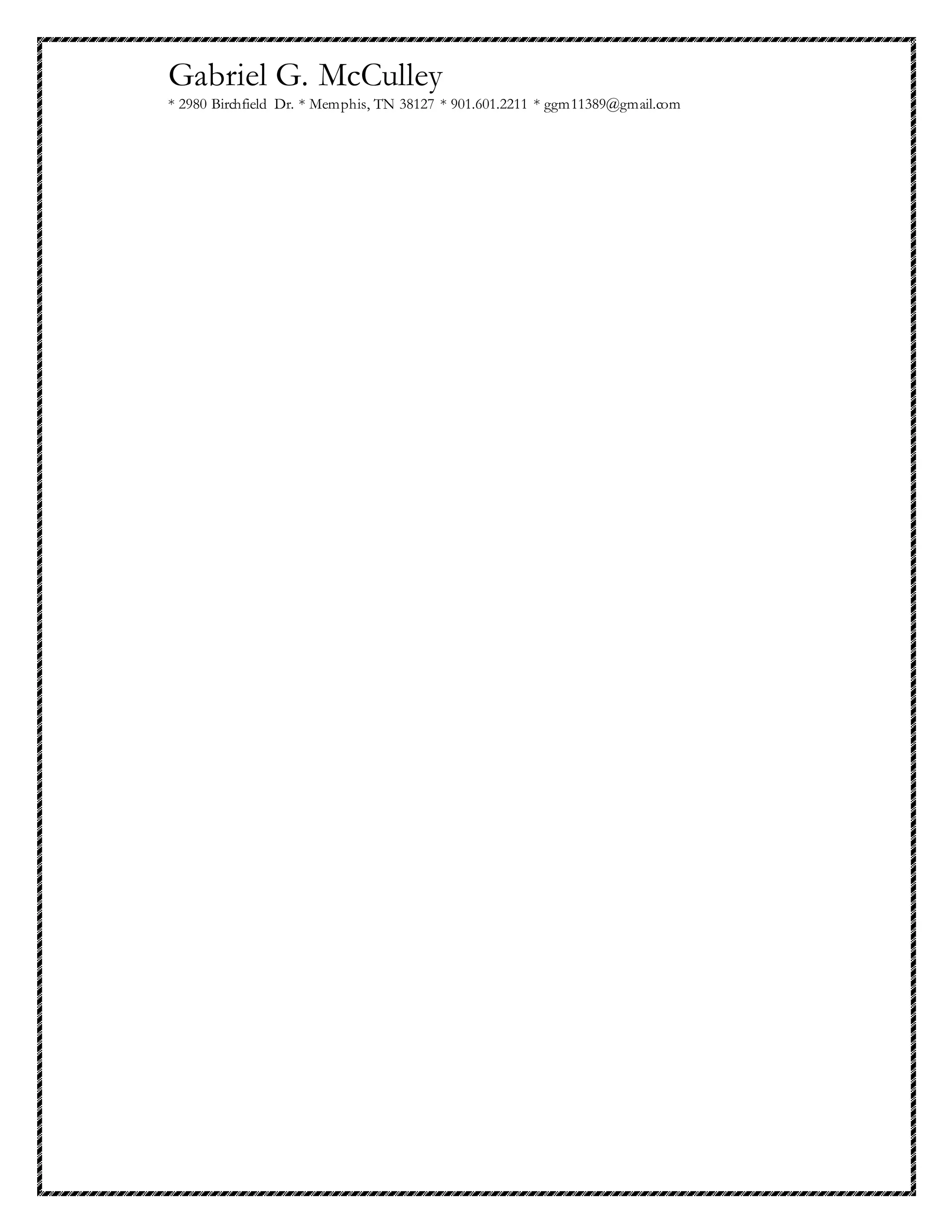 McCulley Resume 2016 Jan | PDF