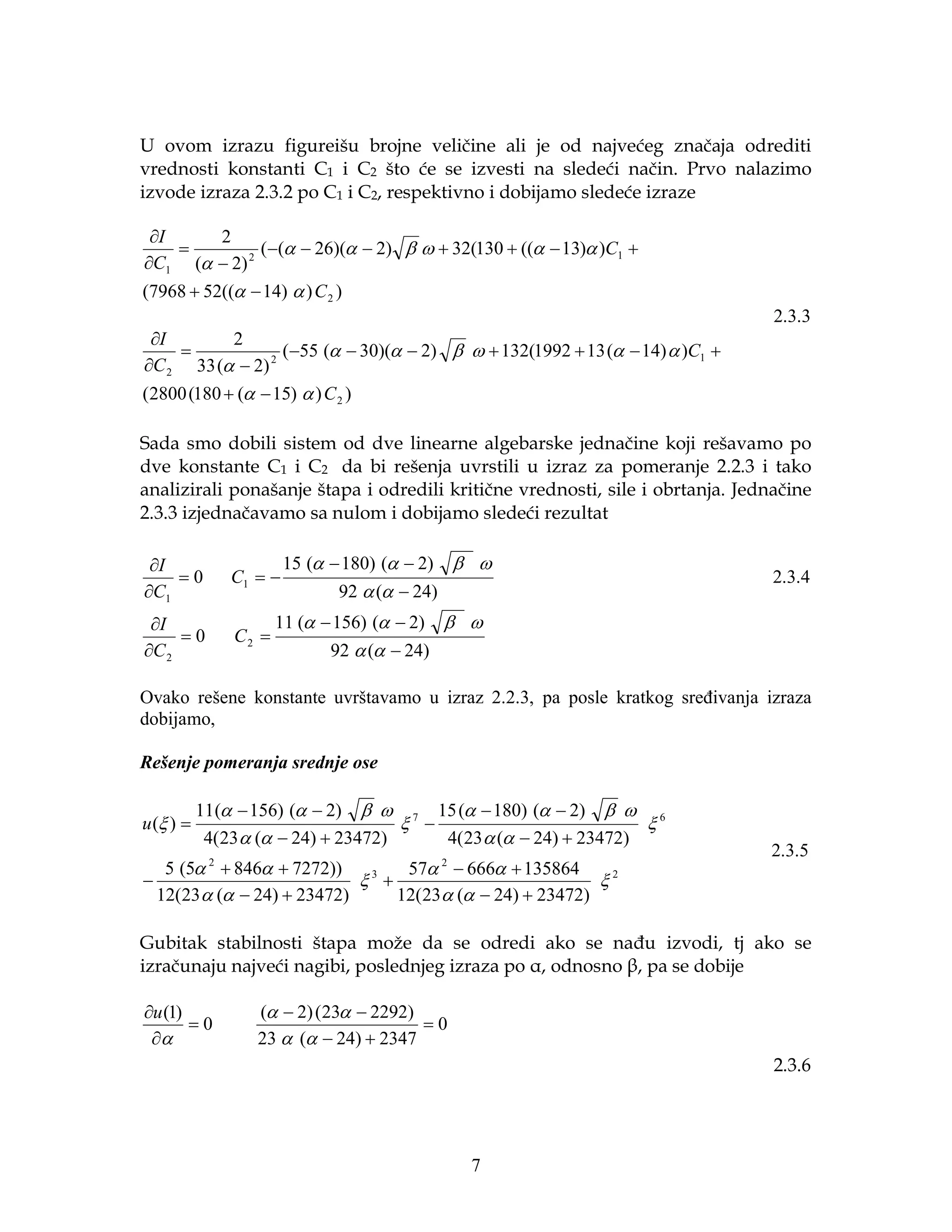 Stability of elastic rode | PDF
