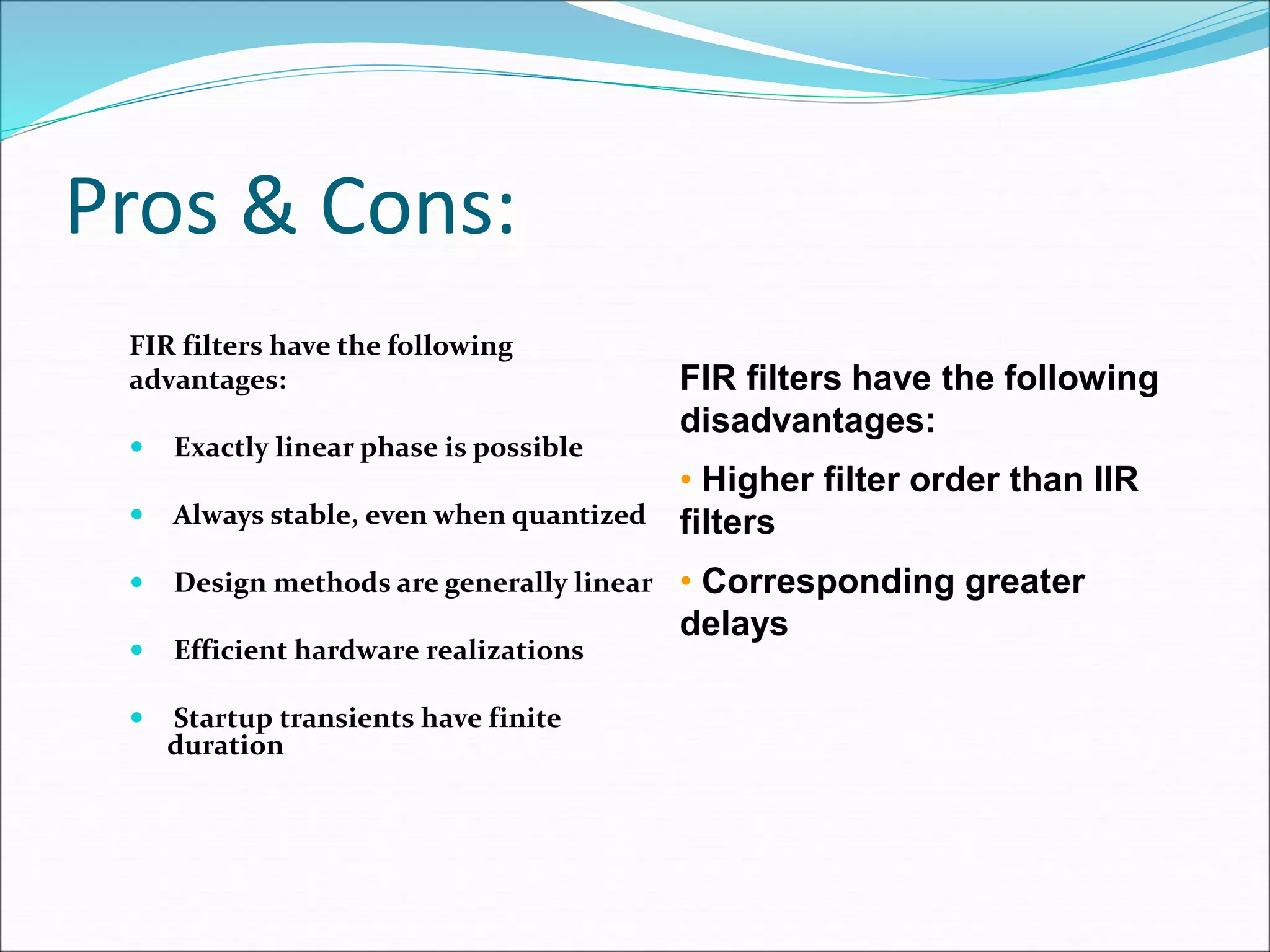 Design of Filters PPT | PPTX