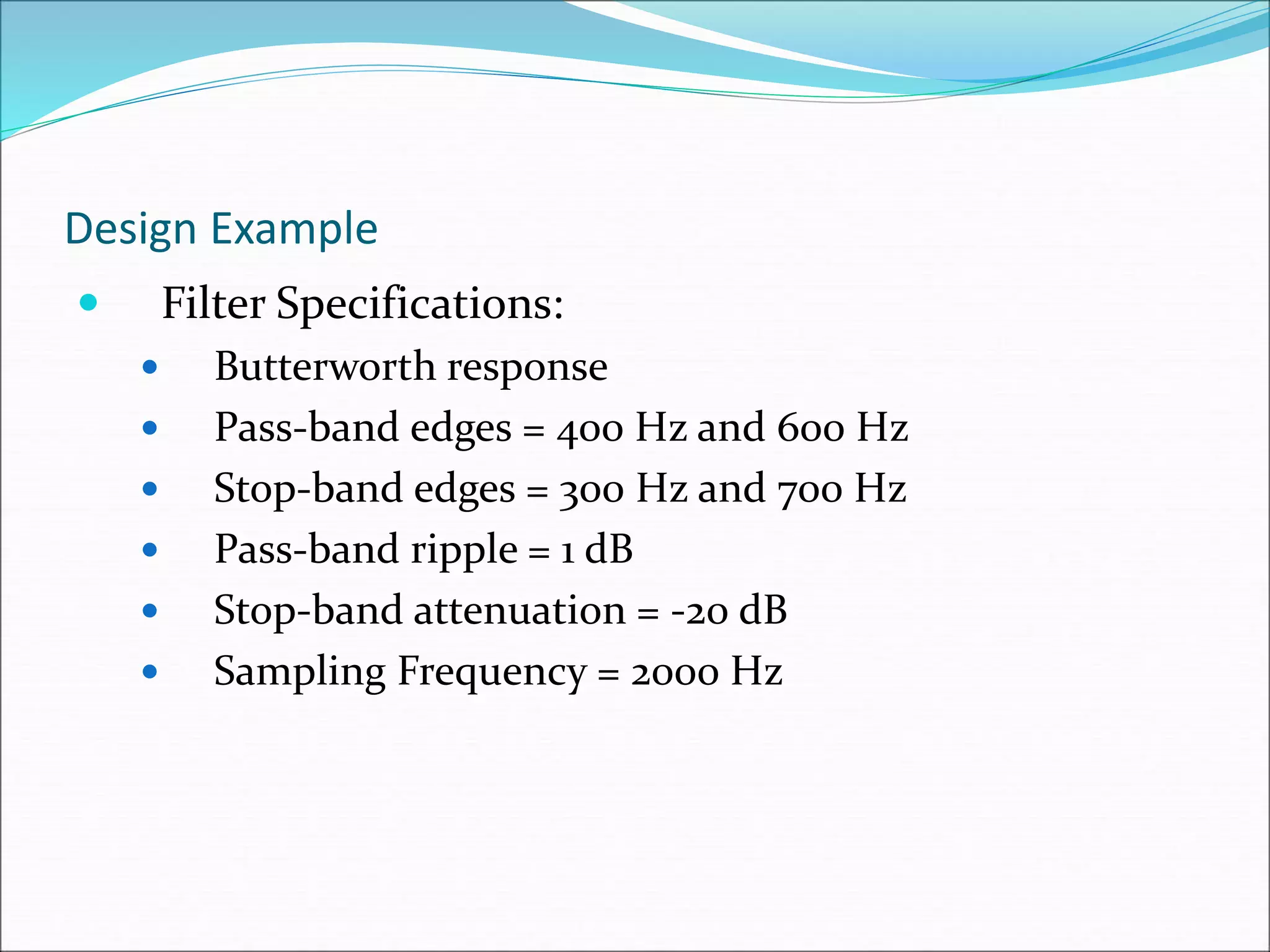 Design of Filters PPT | PPTX