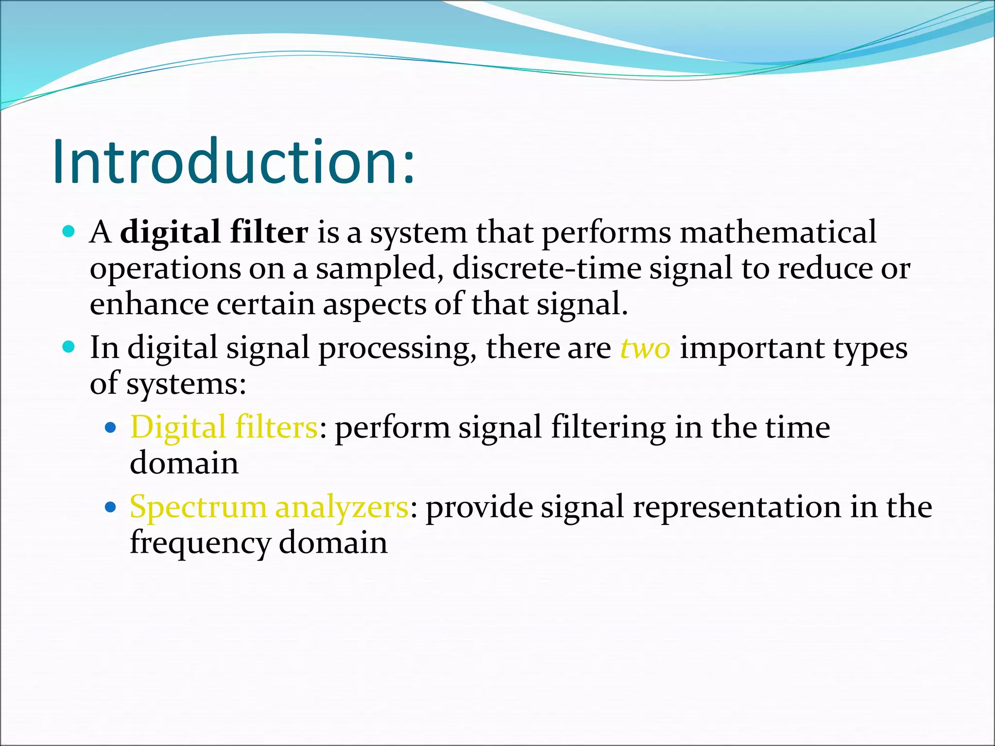 Design of Filters PPT | PPTX