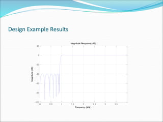 Design of Filters PPT | PPTX