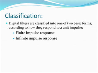 Design of Filters PPT | PPTX