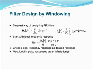 Design of Filters PPT | PPTX
