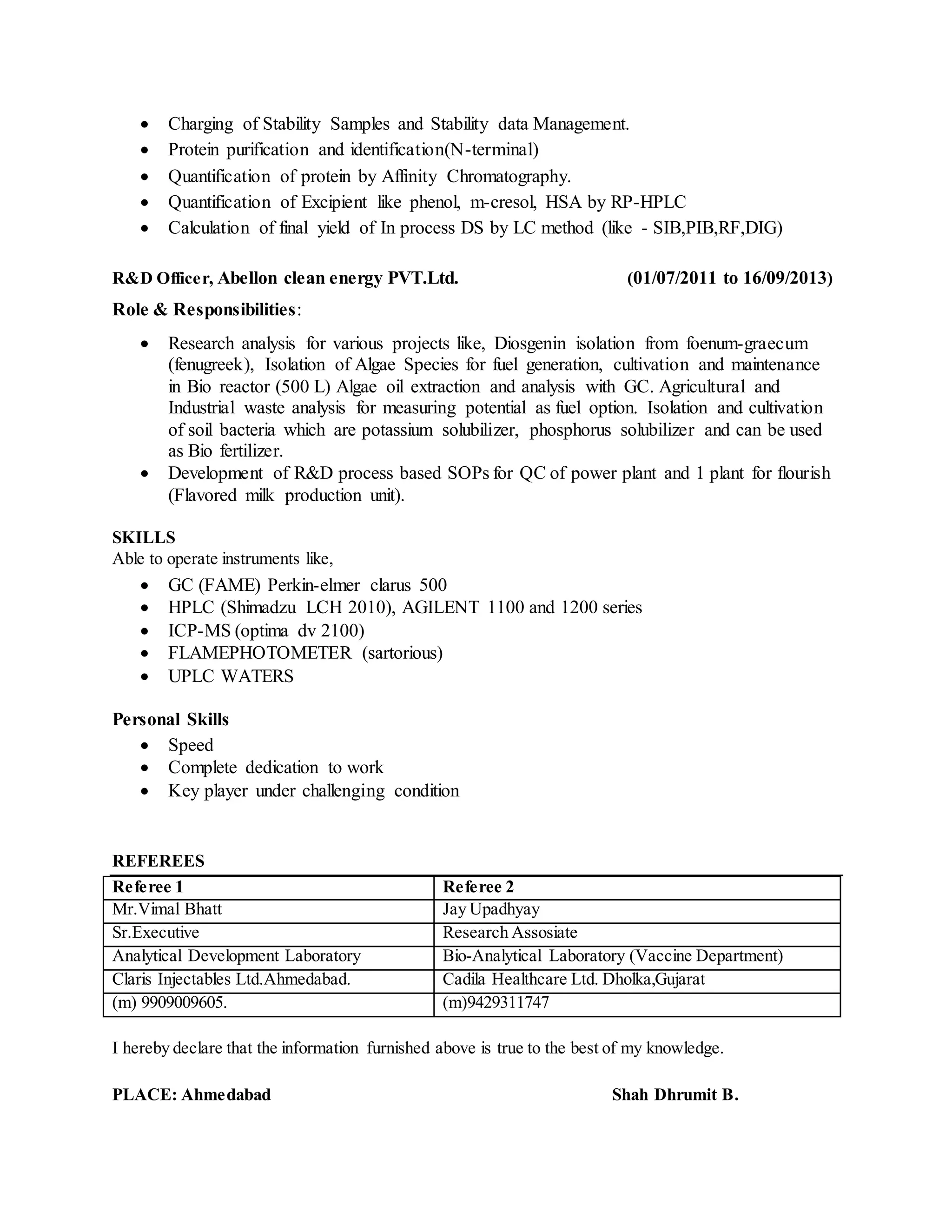 Dhrumit Shah (CV-ADL) | DOCX