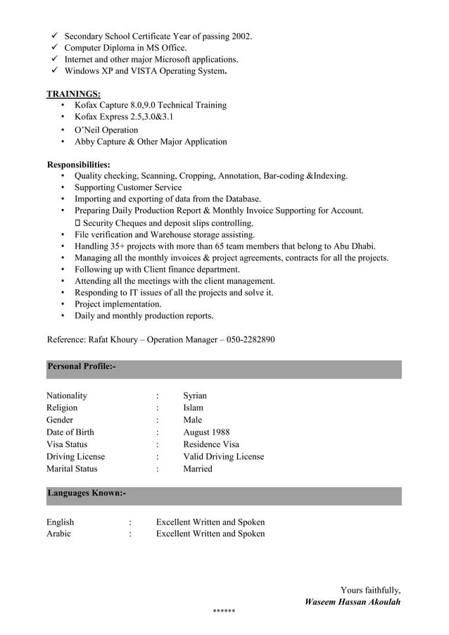Waseem Hassan Resume | PDF