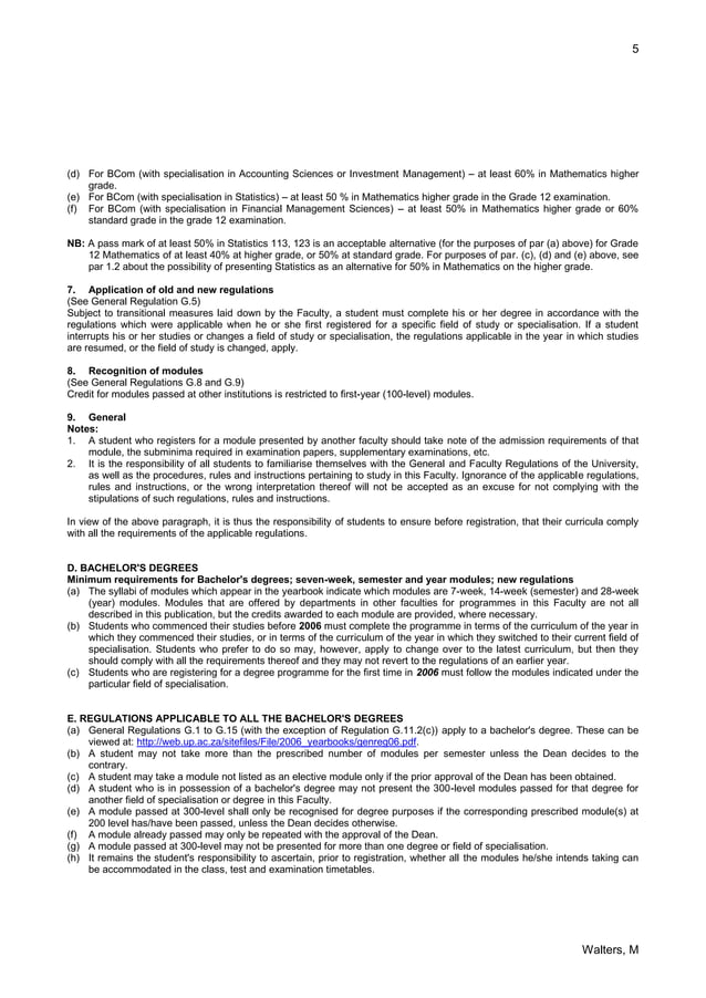 B-Comm Certificate with Transcripts_University of Pretoria | PDF