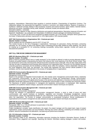 B-Comm Certificate with Transcripts_University of Pretoria | PDF