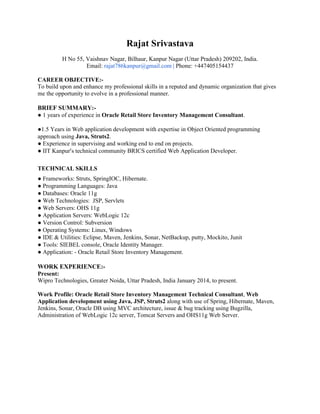 Rajat Srivastava | PDF