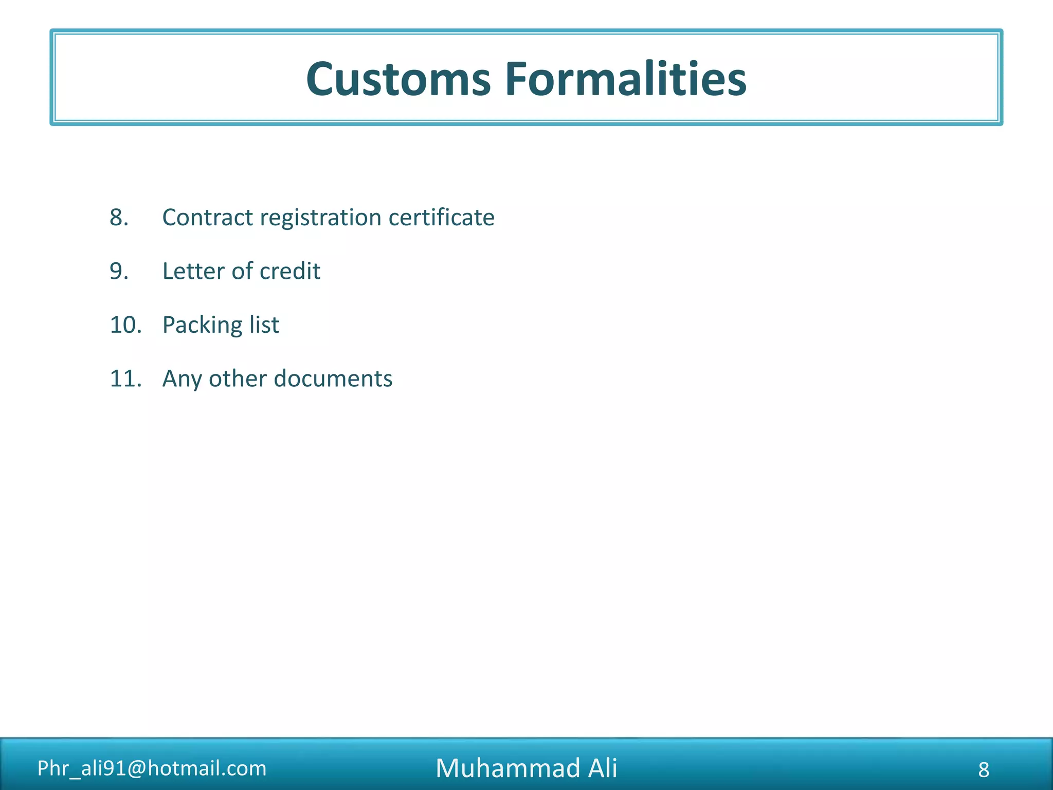 Pharmaceutical Export Documentation, Procedure and Incoterms | PDF
