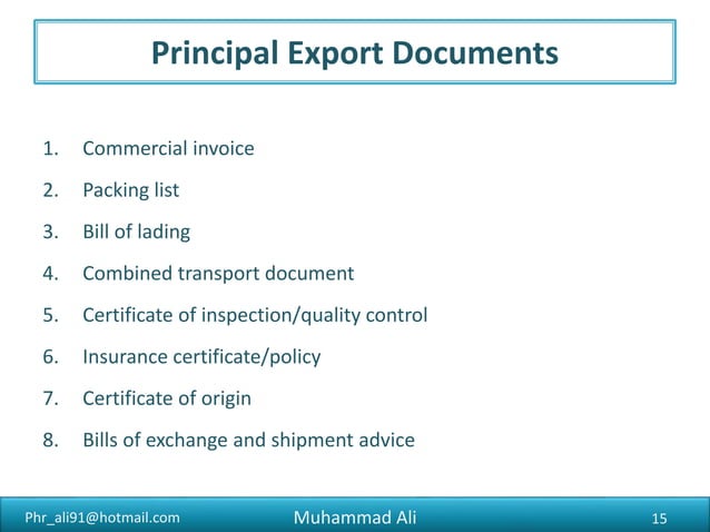 Pharmaceutical Export Documentation, Procedure and Incoterms | PDF
