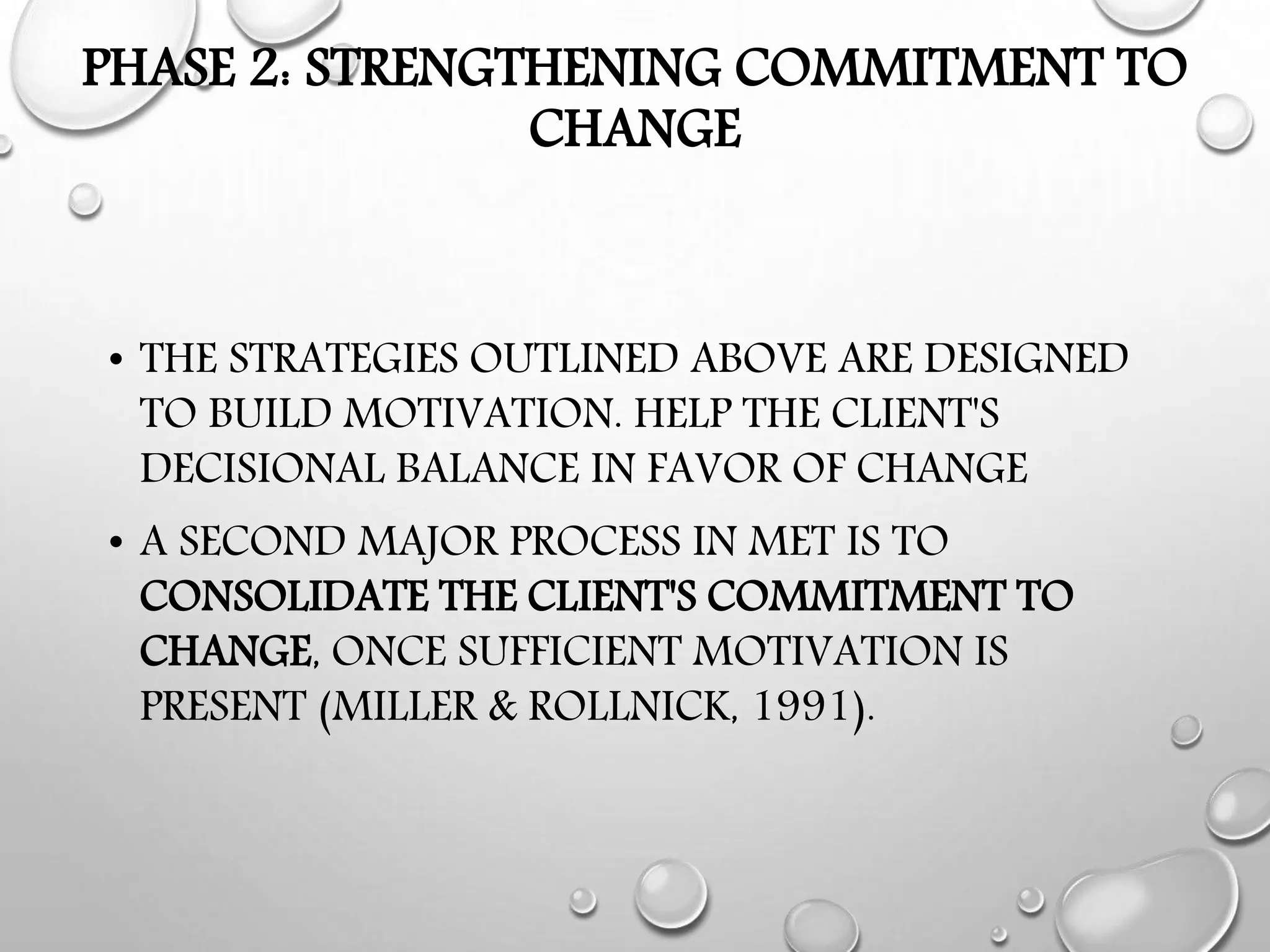 MOTIVATION ENHANCEMENT THERAPY | PPTX