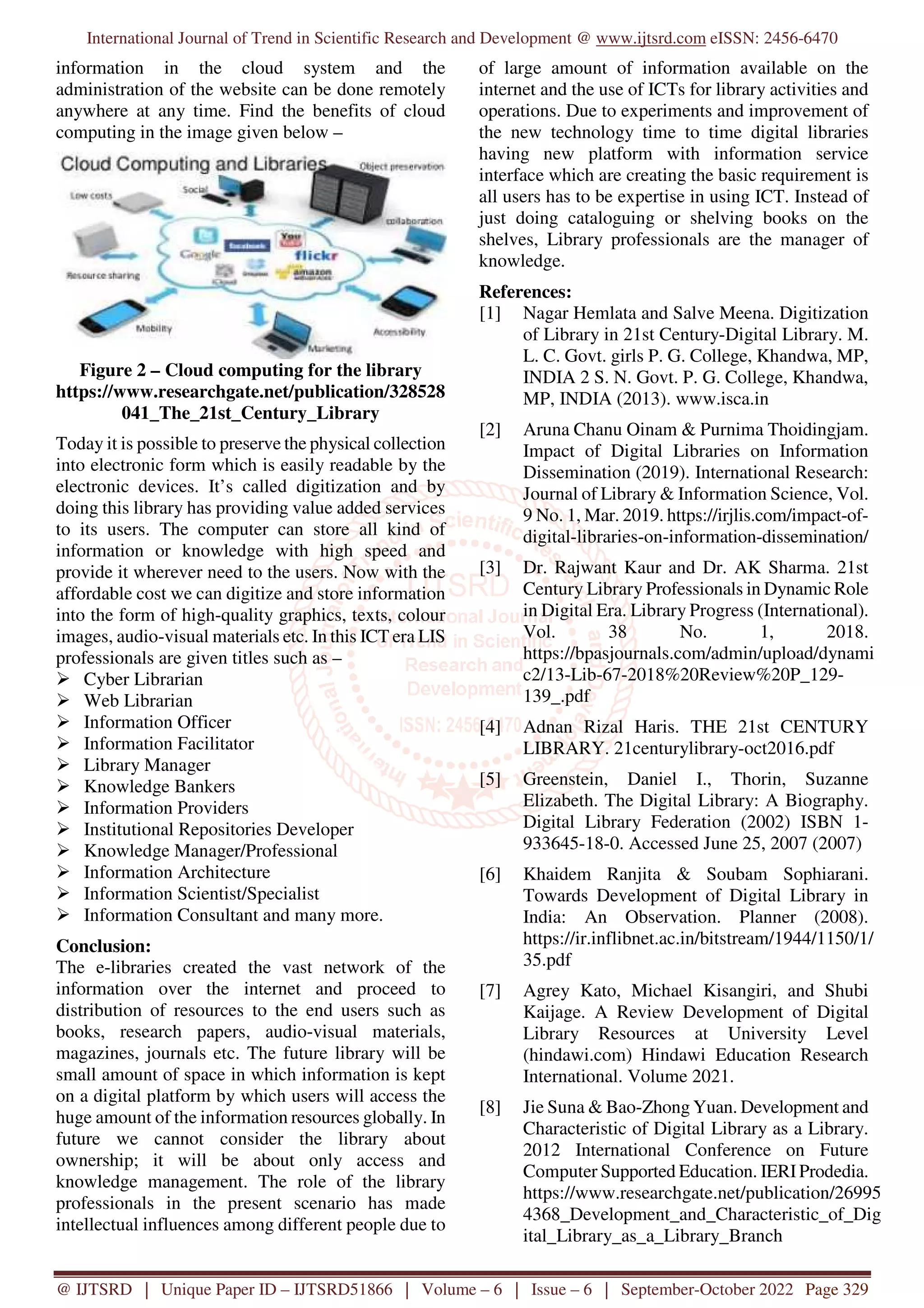 Evolution and Development of E Library An Historical Study | PDF