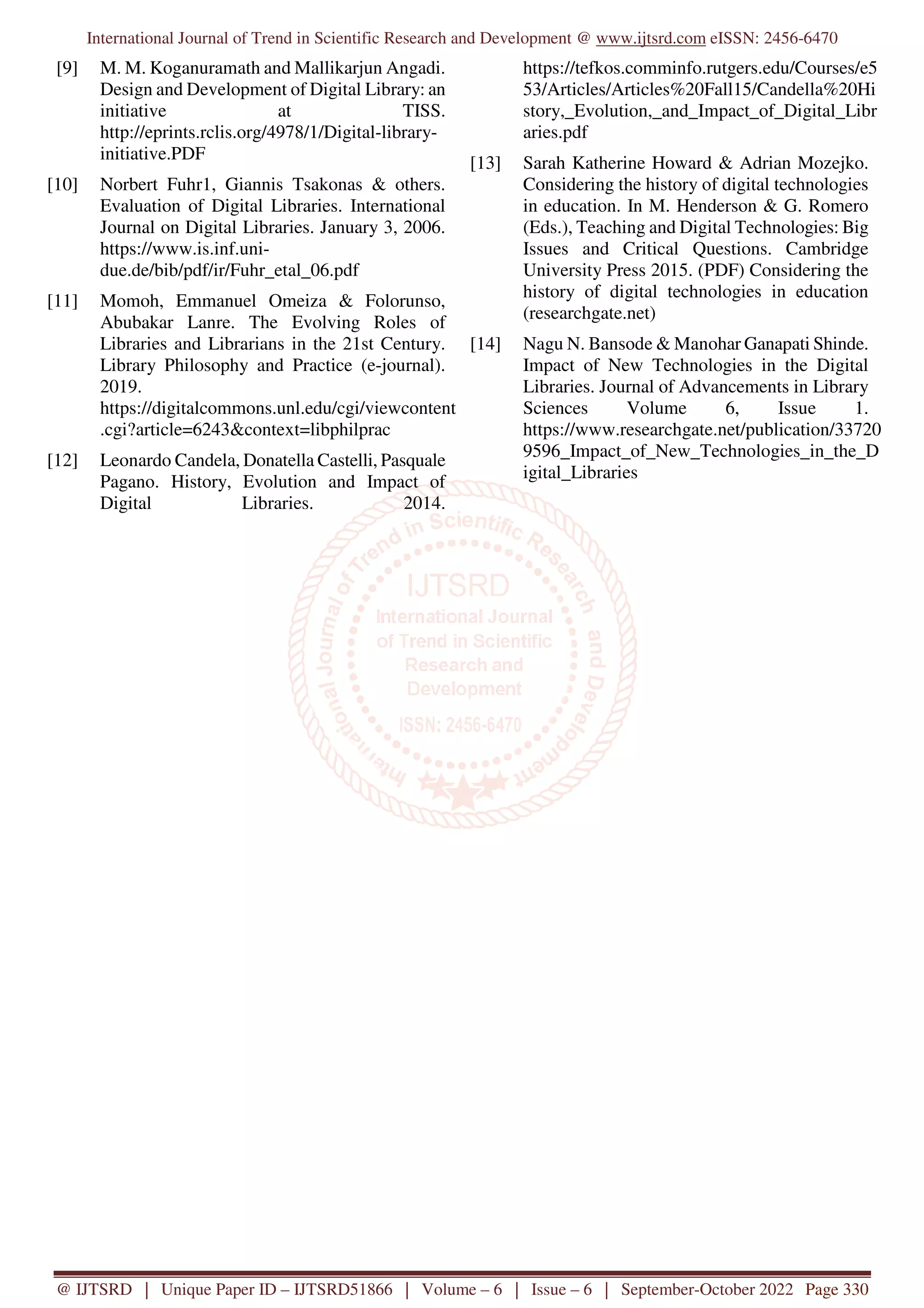 Evolution and Development of E Library An Historical Study | PDF