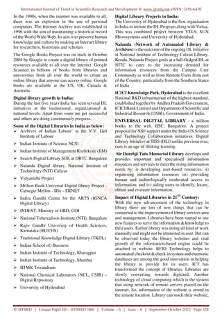 Evolution and Development of E Library An Historical Study | PDF ...