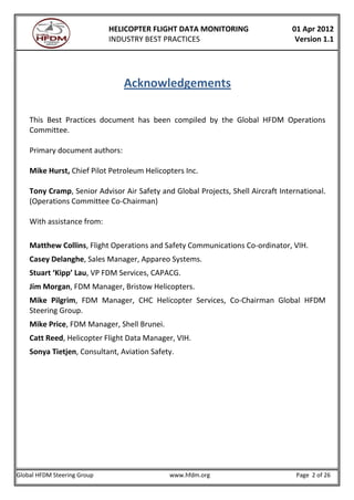 HFDM Best Practices Document_V1.1 | PDF