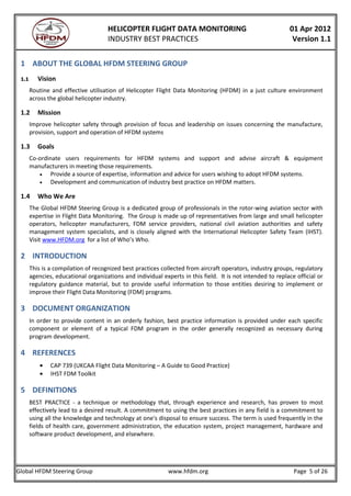 HFDM Best Practices Document_V1.1 | PDF