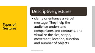 IPM NDTHRD - GESTURES, FACIAL EXPRESSIONS AND EYE CONTACT (1) | PDF