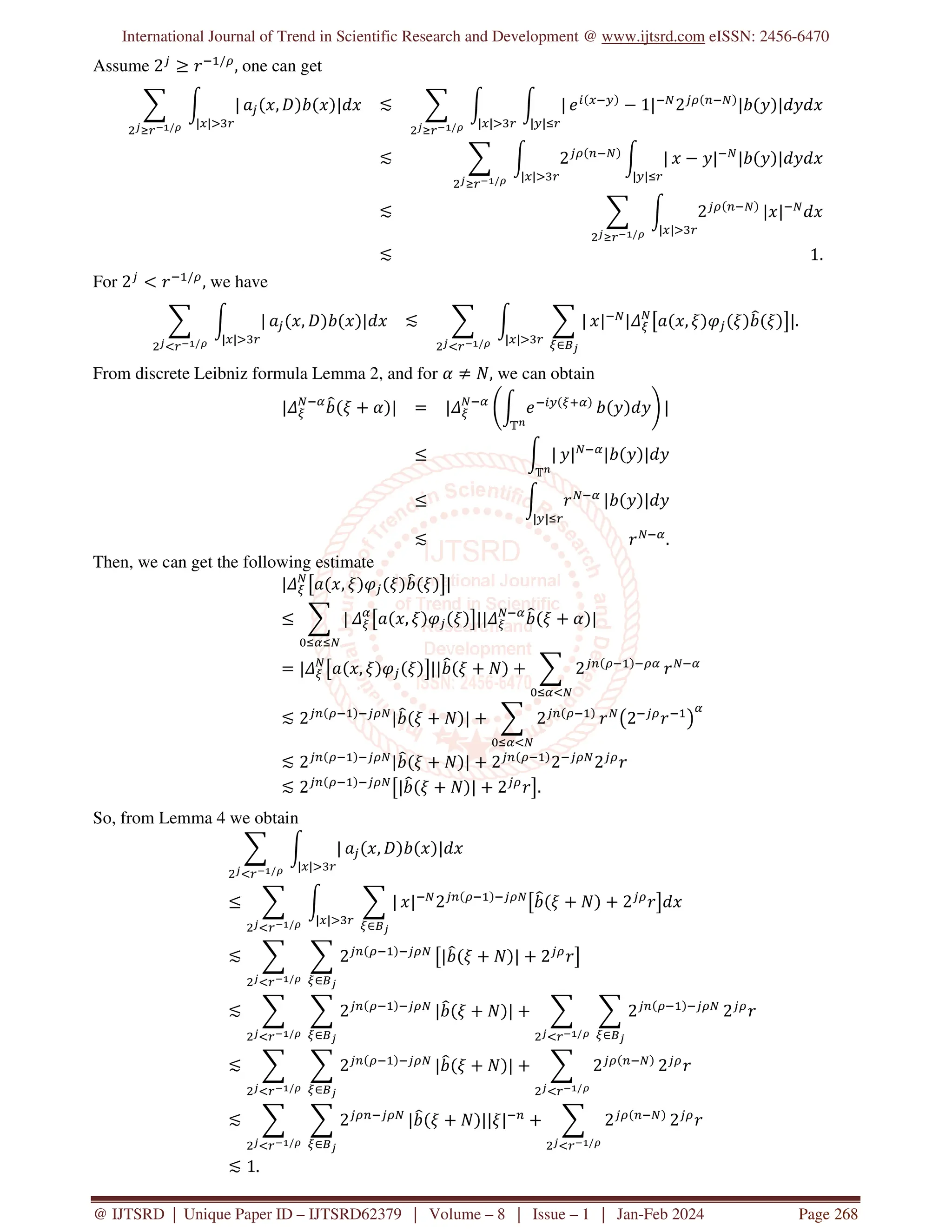 H1 L1 Boundedness of Rough Toroidal Pseudo Differential Operator | PDF