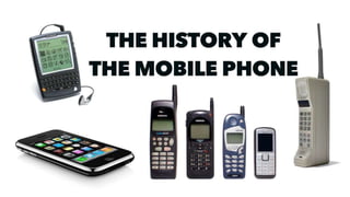 (44)history of mobile phone ppt ah authors | PPTX