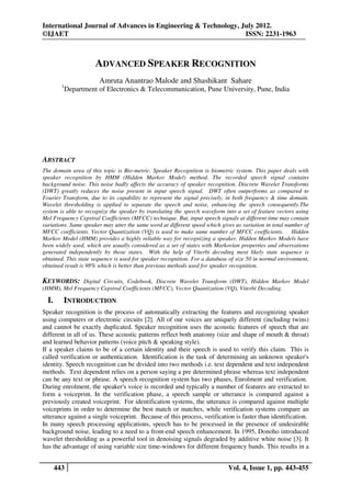 44 i9 advanced-speaker-recognition | PDF | Digital Audio | Computer Software and Applications