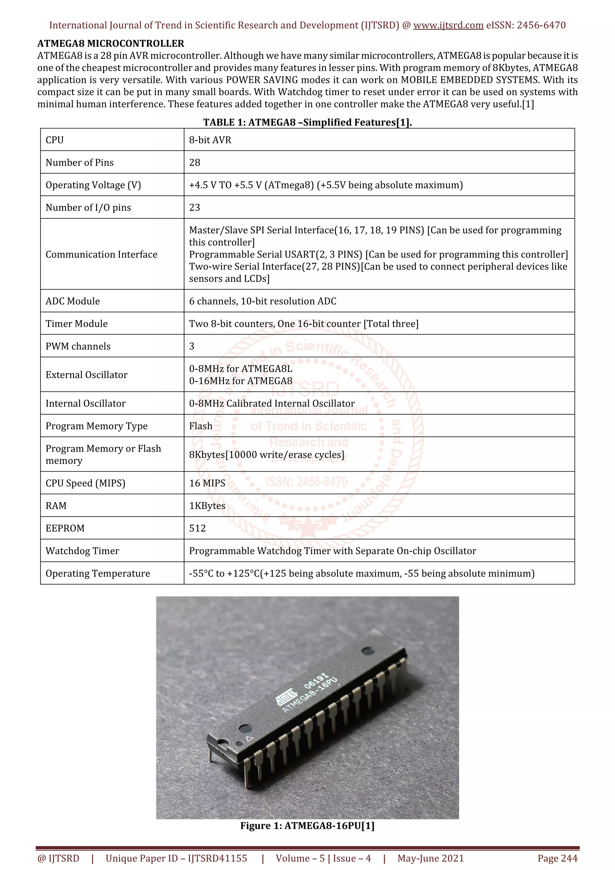 Low Cost Temperature and Humidity Estimator with Atmega8 Microcontroller | PDF