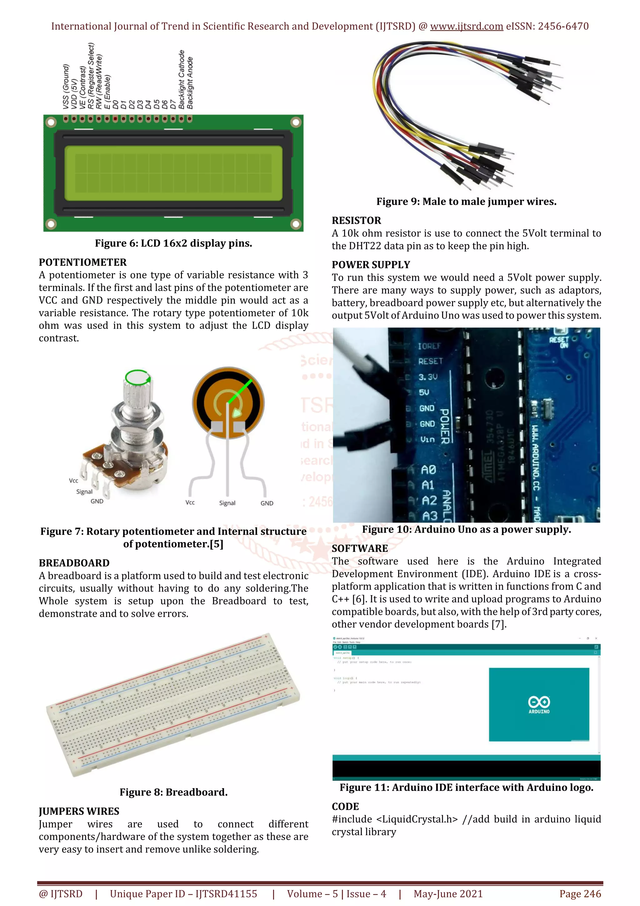 Low Cost Temperature and Humidity Estimator with Atmega8 Microcontroller | PDF