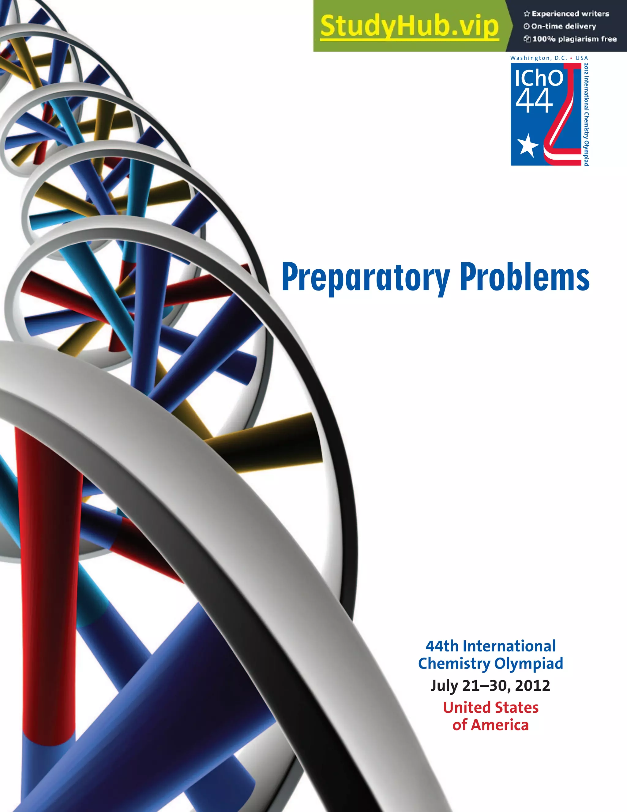 44Th International Chemistry Olympiad Preparatory Problems | PDF