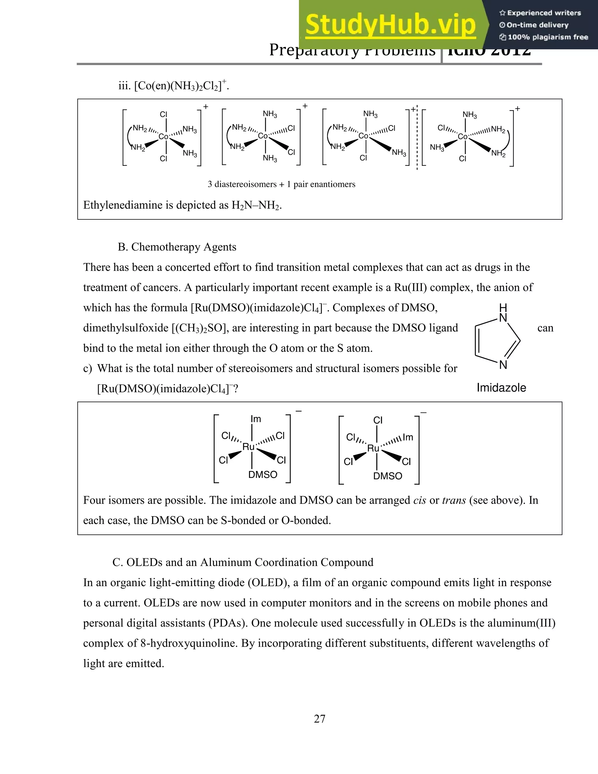 44Th International Chemistry Olympiad Preparatory Problems | PDF