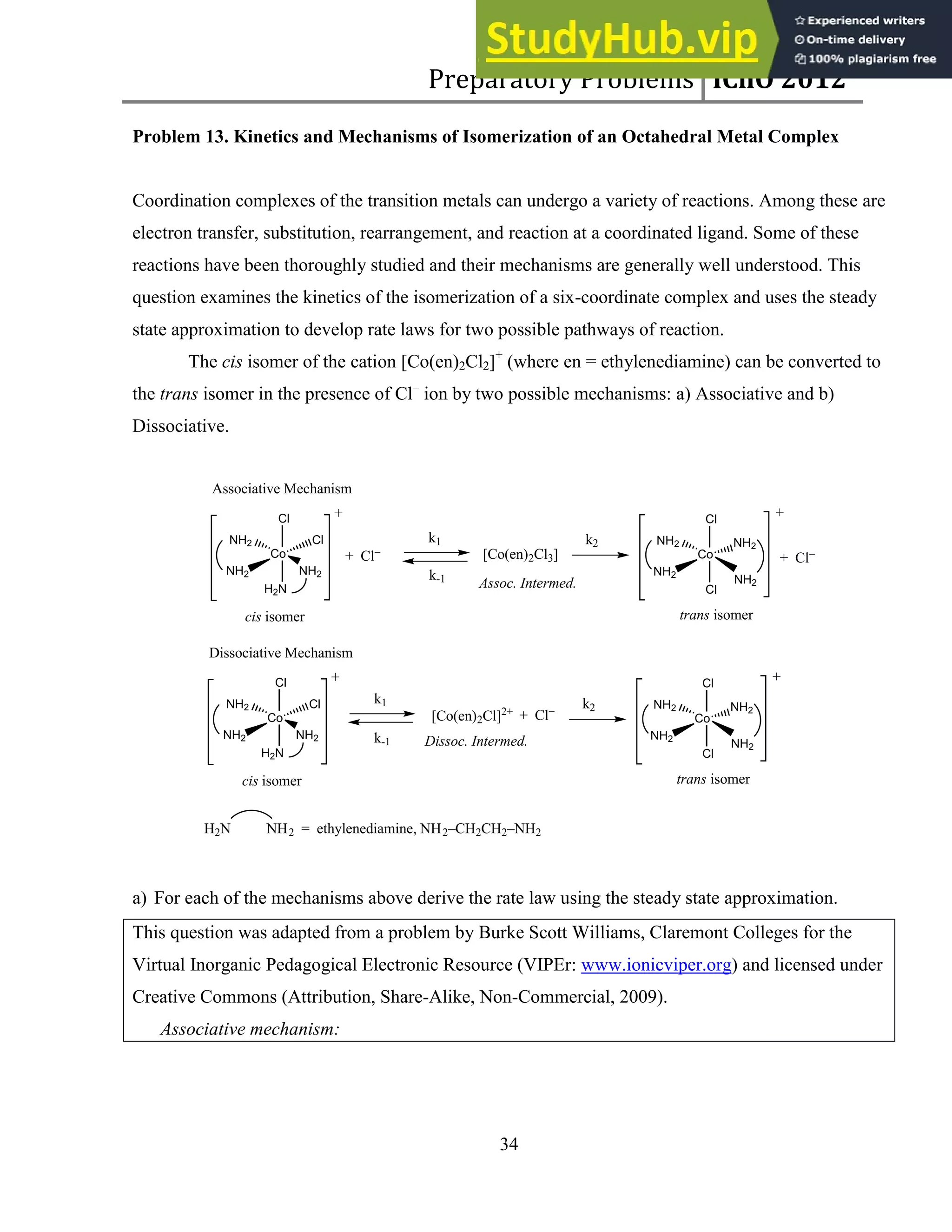 44Th International Chemistry Olympiad Preparatory Problems | PDF